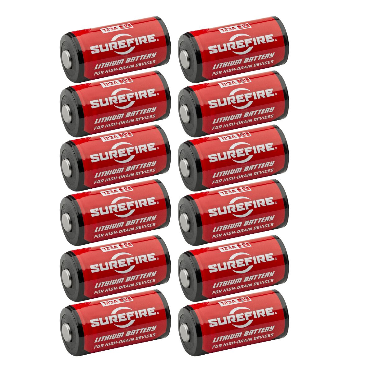 SureFire SF12-BB Boxed Batteries, (12 Pack)